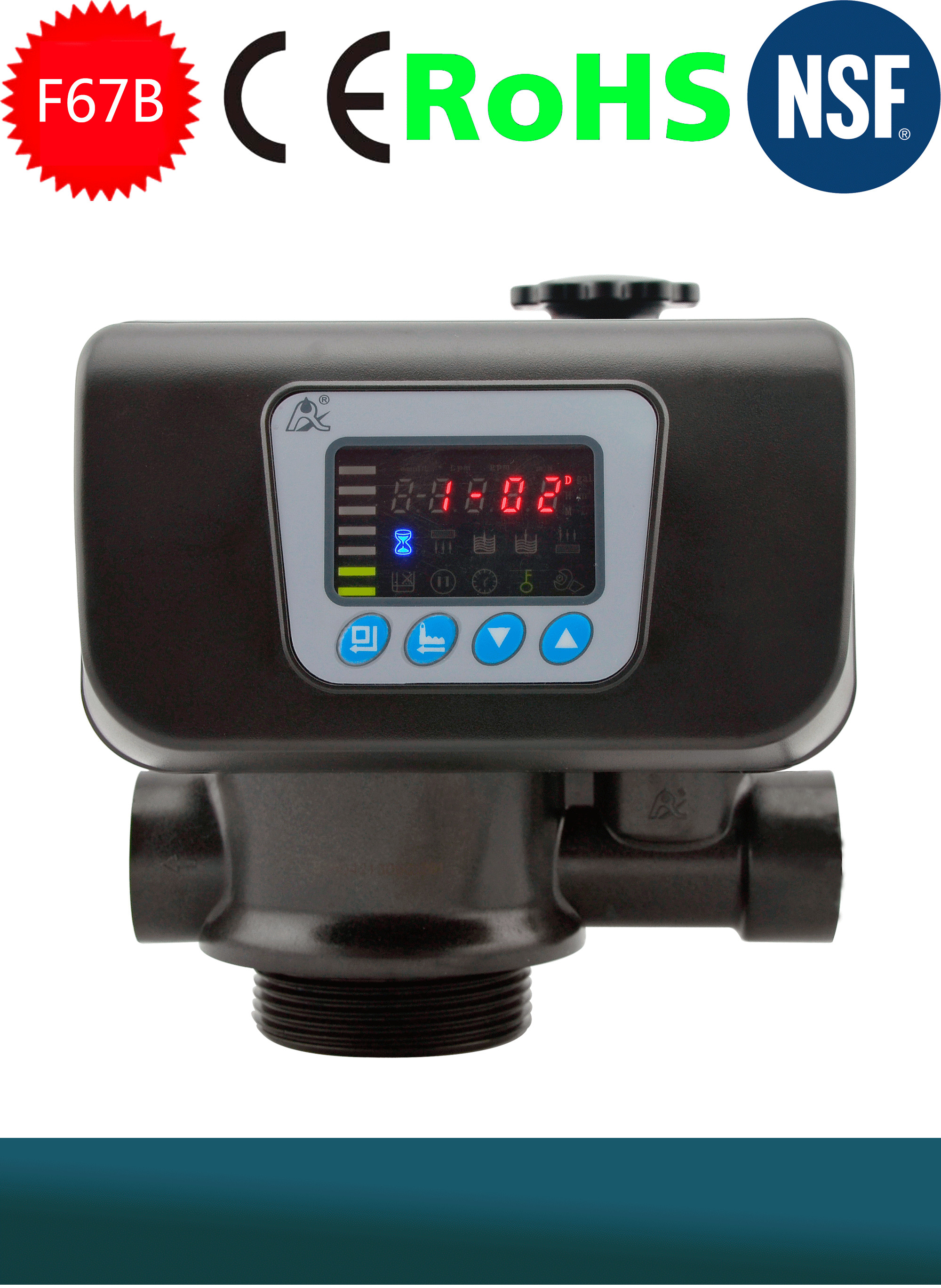 Runxin Multi-port Flow Filter Valve Automatic Filter Control Valve F67B ...