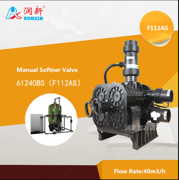 RUNXIN Manual Softner Control Valve F112AS 40m3/h Flow Rate Valve For ...