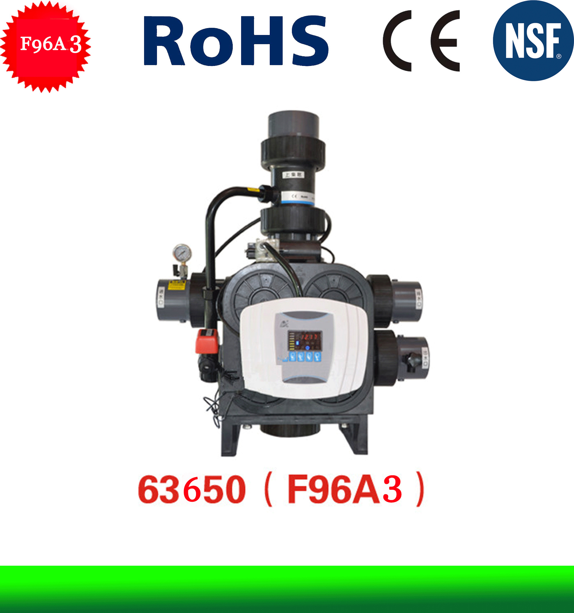 Automatic multiport valve automatic control valve for water filter or ...
